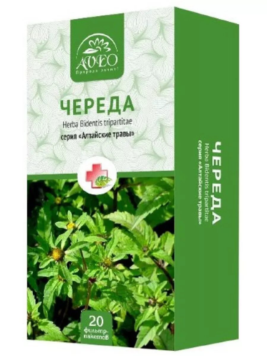 Алтайские травы череда 1,5 20 шт. фильтр-пакеты-3шт.