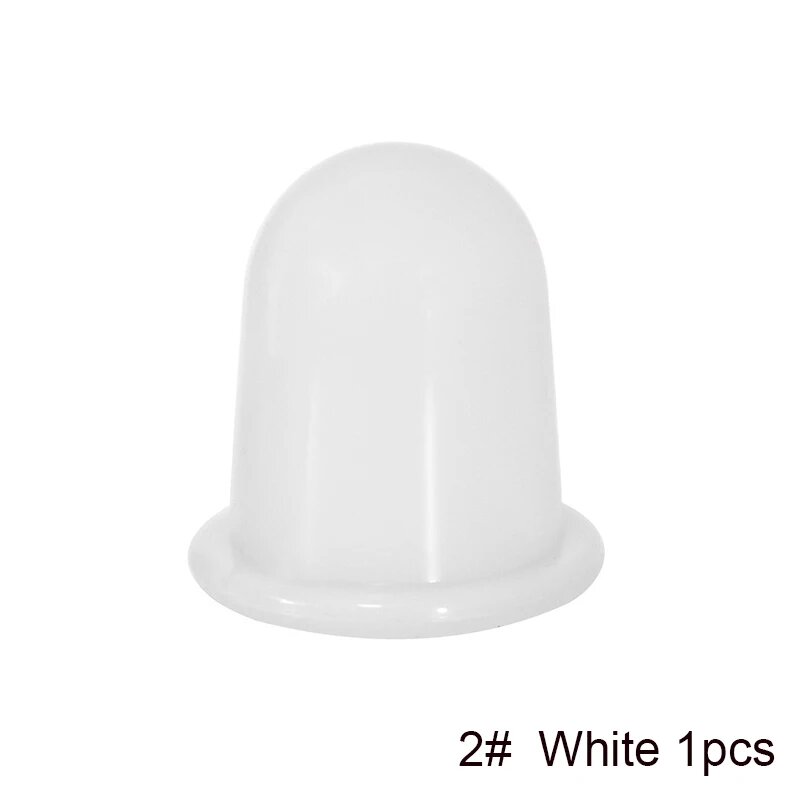 Силиконовые банки YUKUI для лица и тела 1pcs White