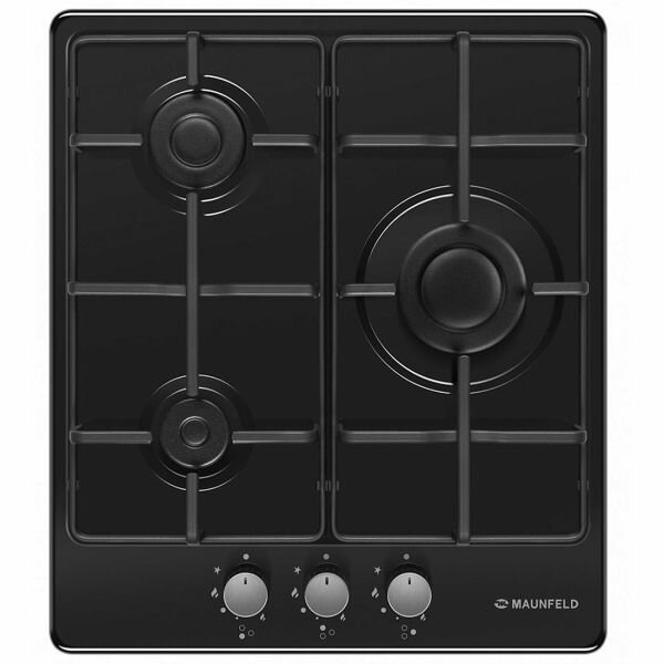 Встраиваемая газовая панель независимая Maunfeld EGHE.43.3STS-EB