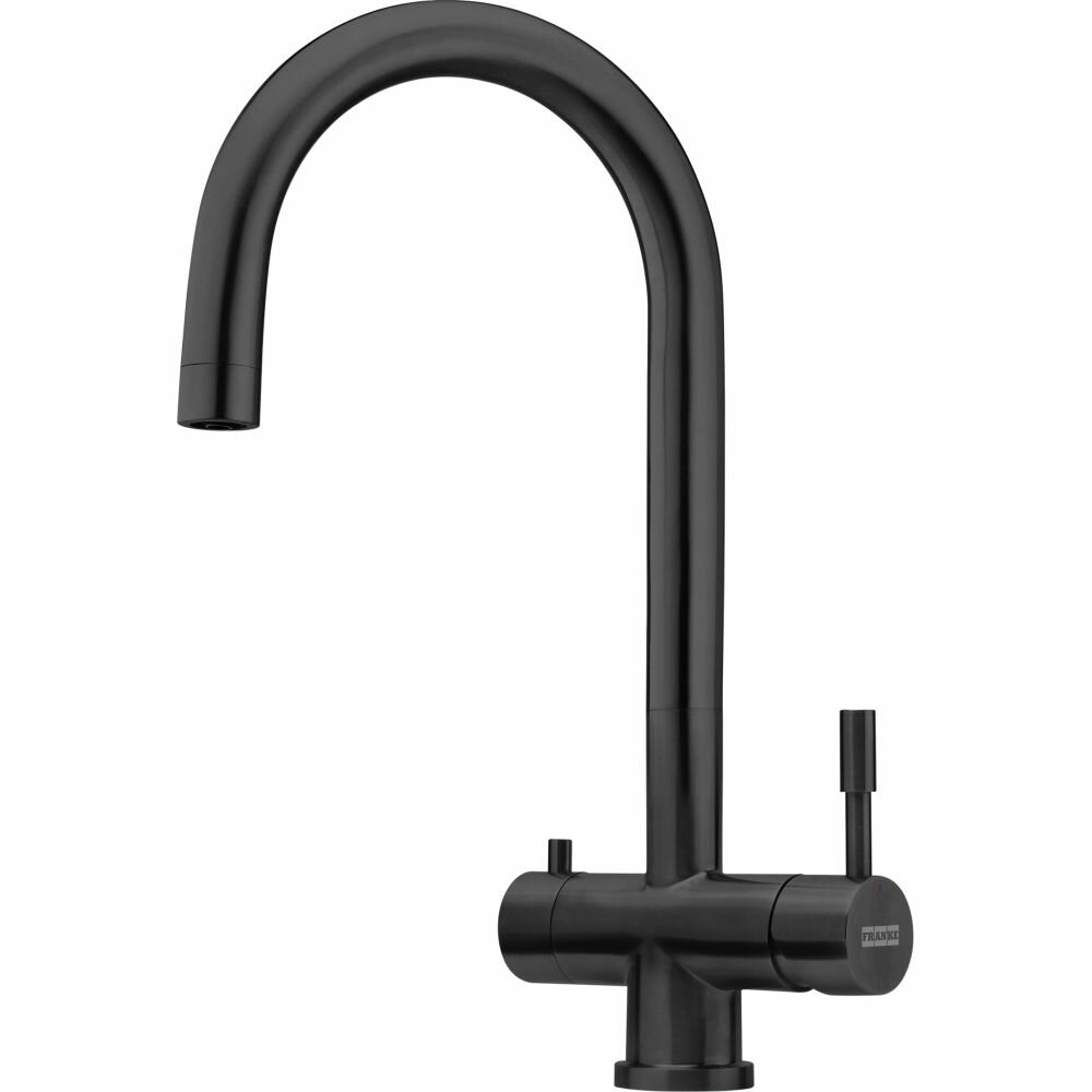 FRANKE EOS Clear Water кухонный cмеситель под фильтр, Нержавеющая сталь AISI304 с покрытием PVD, Ламинарный поток, Цвет черный