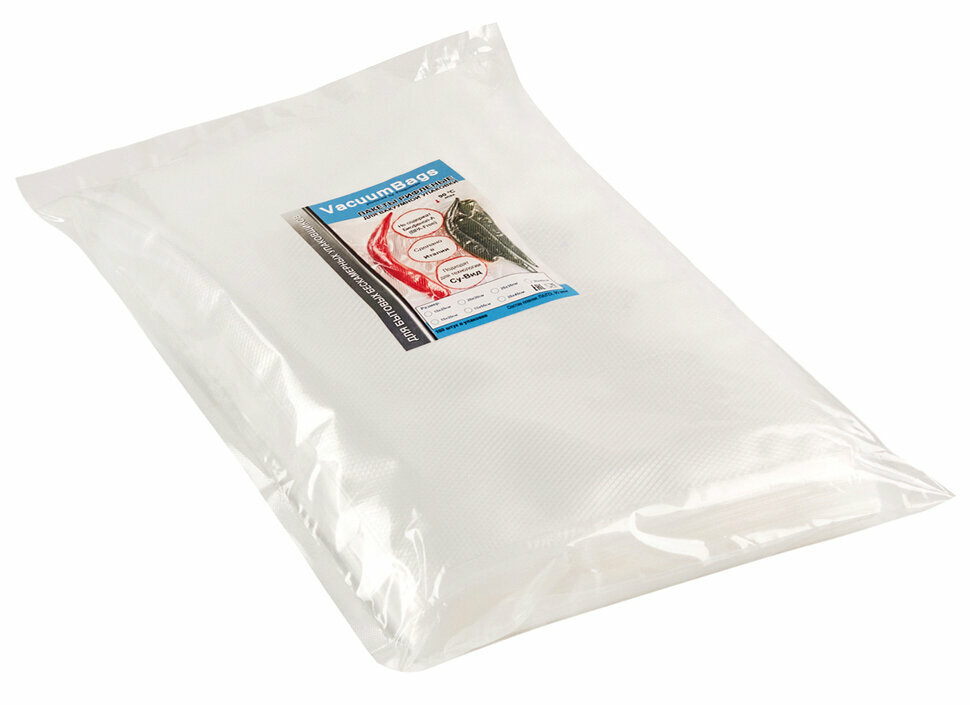 Пакеты 30*40см рифленые для вакуумной упаковки VacuumBags, 100 шт. уп.