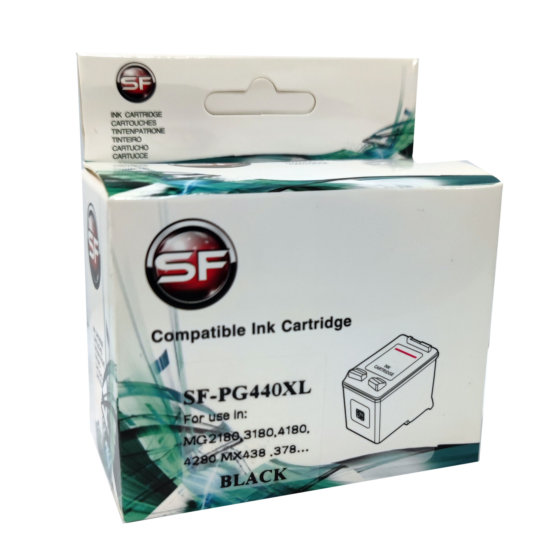 Картридж для струйного принтера Superfine SF-PG440XL (Canon PG-440XL), для принтеров PIXMA-MX/MG-серии, черный, 21 мл.