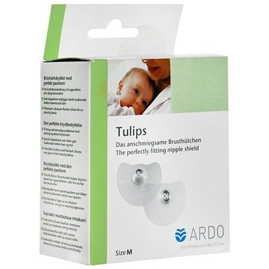 Силиконовые защитные накладки на грудь Ardo Medical ARDO Tulips, размер М, 2 шт