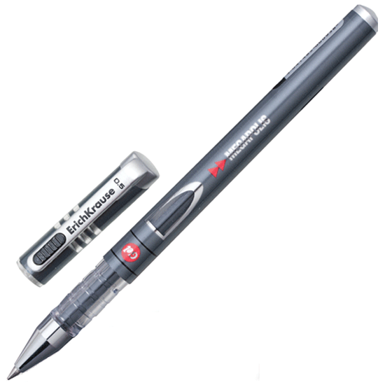 Ручка гелевая Erich Krause Megapolis, толщина линии 0, 5 мм, черная