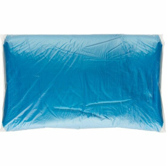 Пакеты фасовочные Комус для запайки ПНД 60х90 см 13 мкм голубой 100 шт/уп