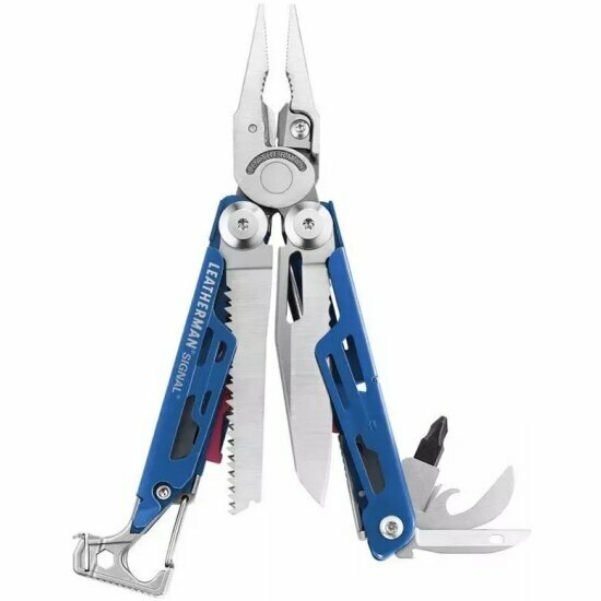 Мультитул Leatherman Signal, 19 функций, синий, нейлоновый чехол