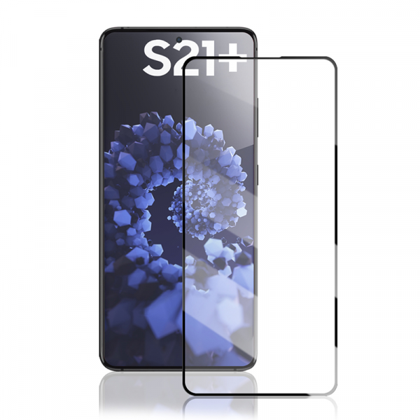 Защитное гибридное стекло LuxCase для Samsung Galaxy S21+ (2021) SM-G996 3D Black