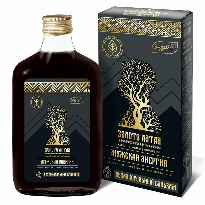 Бальзам Золото Алтая Мужская энергия, 250мл