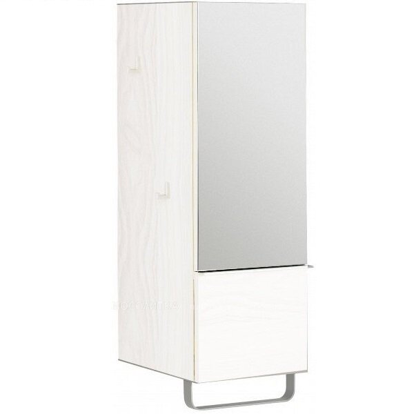 EB893G-N18 - Шкаф-Пенал настенный (полуколонна) с зеркалом Jacob Delafon ODEON UP левый, Белый 35x34x96