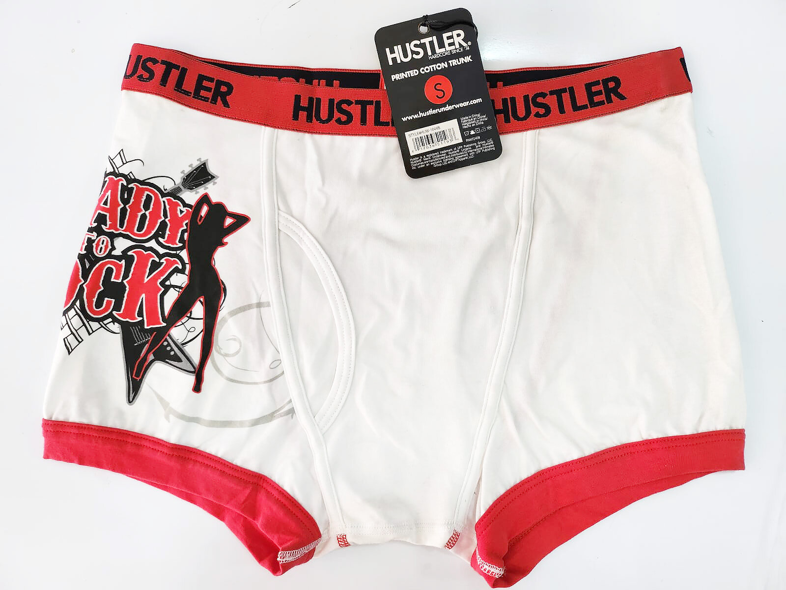 Трусы-боксеры со стильным принтом от Hustler Lingerie, размер S