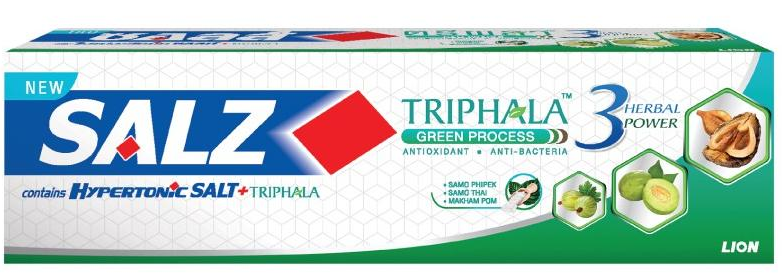 Lion Salz Herbal Зубная паста с гипертонической солью и трифалой 90 гр
