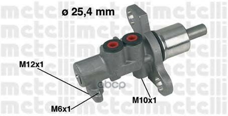 Главный тормозной цилиндр Audi A4, 6, 8, Allroad, VW Passat 1994-05 Metelli арт. 050368