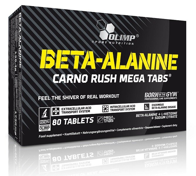 Olimp Sport Nutrition Beta-Alanine Carno Rush Mega Tabs (80 таб)