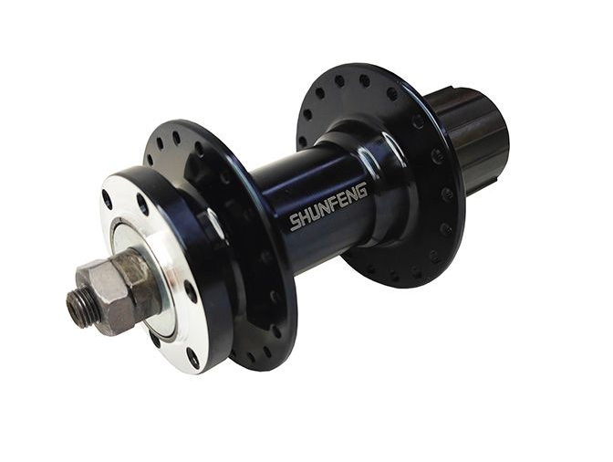 Втулка заднего колеса сталь, 36 отв, под кассету 8-9 ск, с эксцентриком, под диск 6 отв 3052612-11