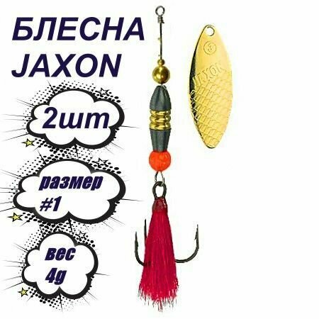 Блесна вращающаяся / Набор 2штуки Jaxon Holo Select Velis G