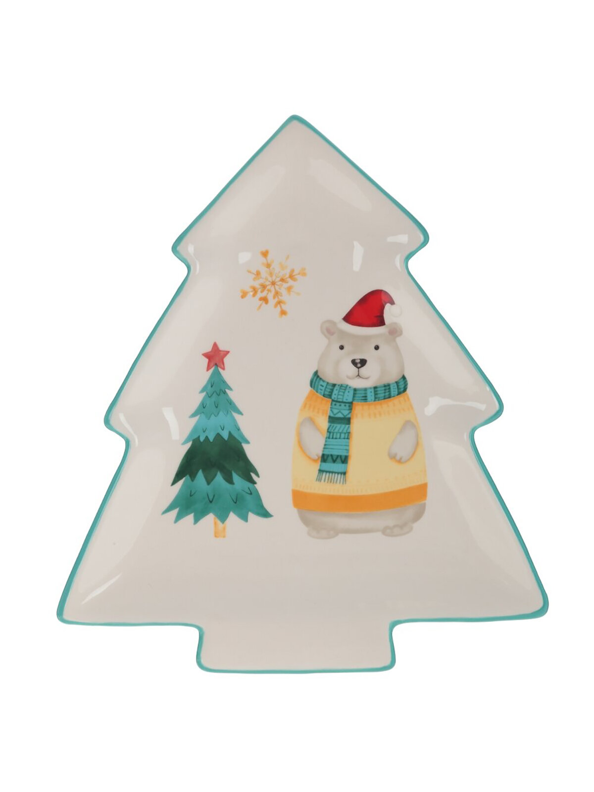 Блюдо сервировочное Remecoclub, 20 см, керамическое