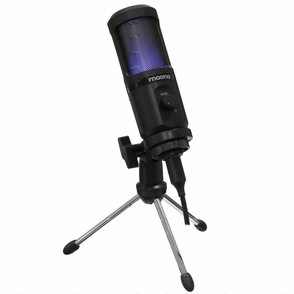 Микрофон RGB черный