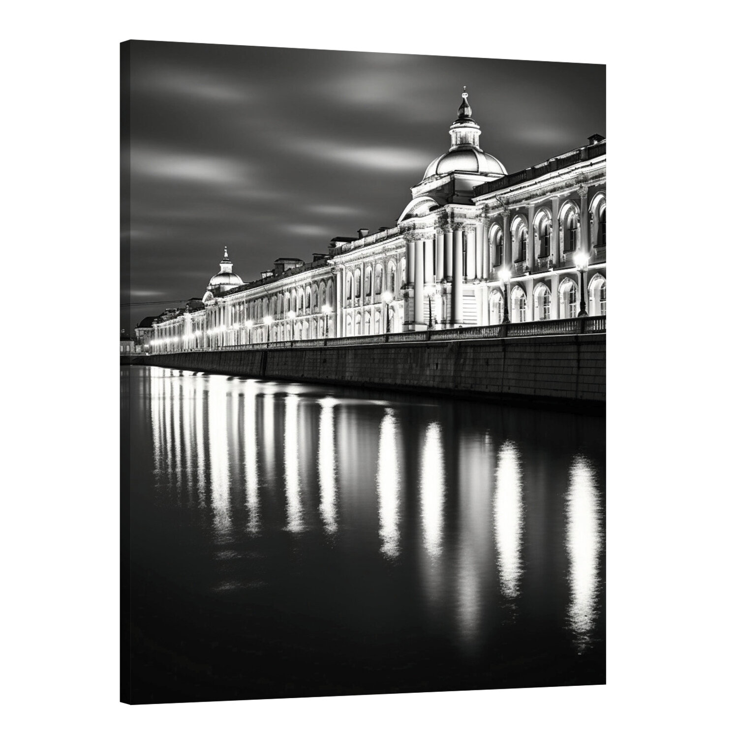 Интерьерная картина 50х70 "Питерский фасад"