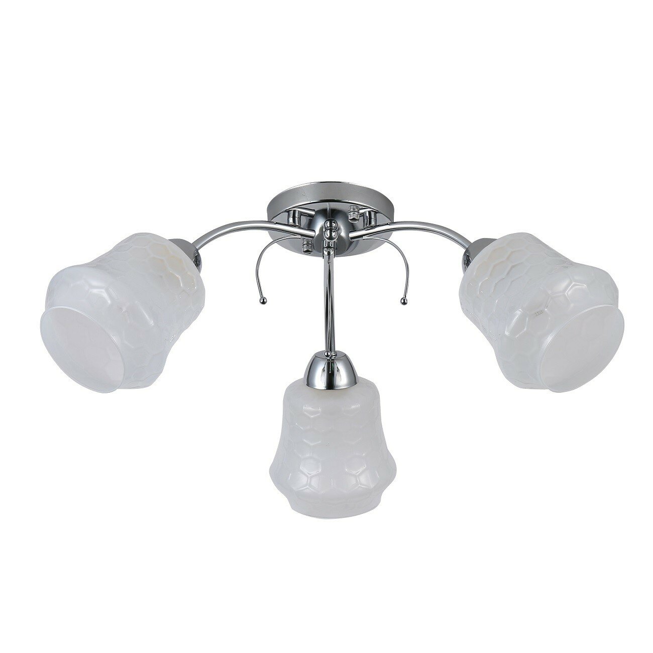 Люстра эконом 12171/3CR WT ЭкономСвет
