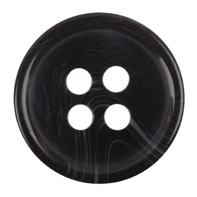 Пуговица "Gamma" GEC 0008 21 " ( 13 мм) № А008 черный