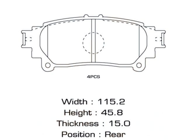 Колодки тормозные дисковые Masuma арт. ms1915