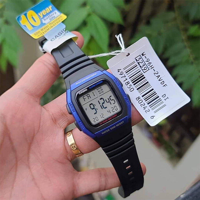 Наручные часы CASIO Collection, синий, черный — фото 1