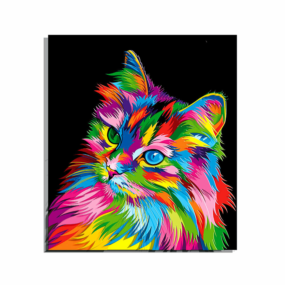 Магия Хобби РТ150305 Папертоль Радужный кот 29 x 33 см - творческий набор для рукоделия