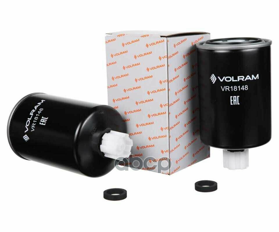 Фильтр топливный VOLRAM КАМАЗ 4308 (дв. Cummins B5.9-180) 03-10; CASE-IH; HYUNDAI; JCB VOLRAM арт. VR18148