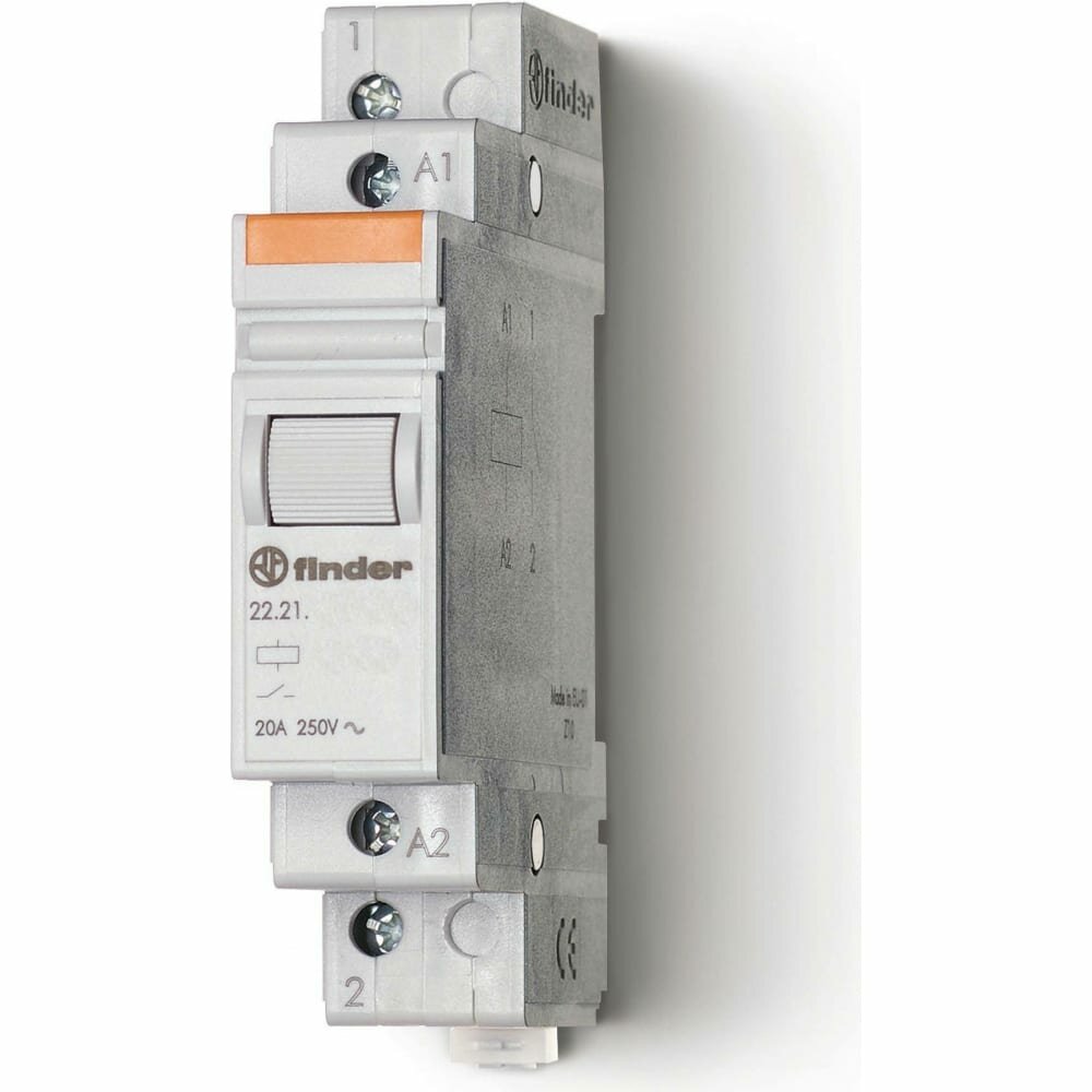 Модульное реле Finder 1НО контакт 20А, = 24В DC, 222190244000