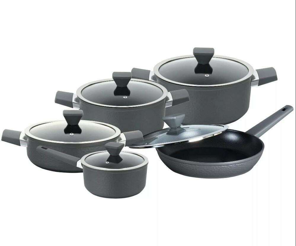 Набор посуды 10пр. HAMMER Алюминий 819-017 118-819-017