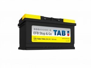 Аккумулятор TAB EFB STOP&GO SG75 75 А. ч 730А (315х175х175) 58014
