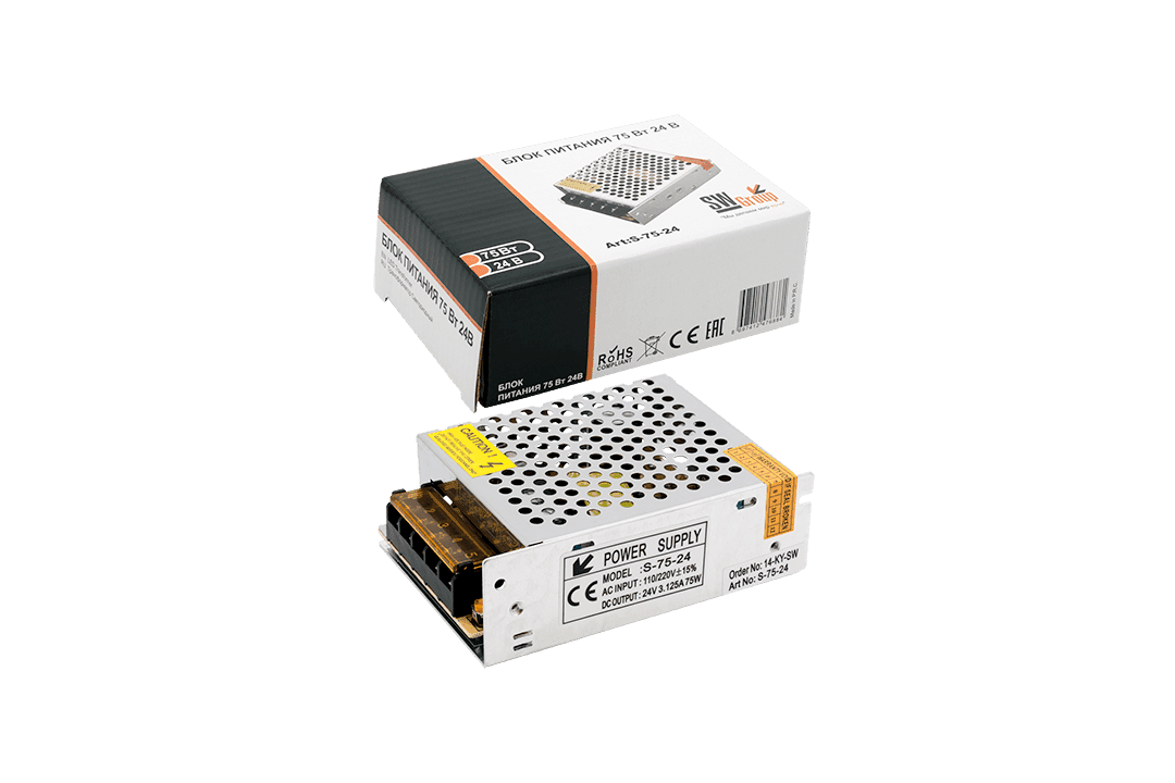 Лампы светодиодные SWG Блок питания S-75-24 SL00-00000299 S-75-24