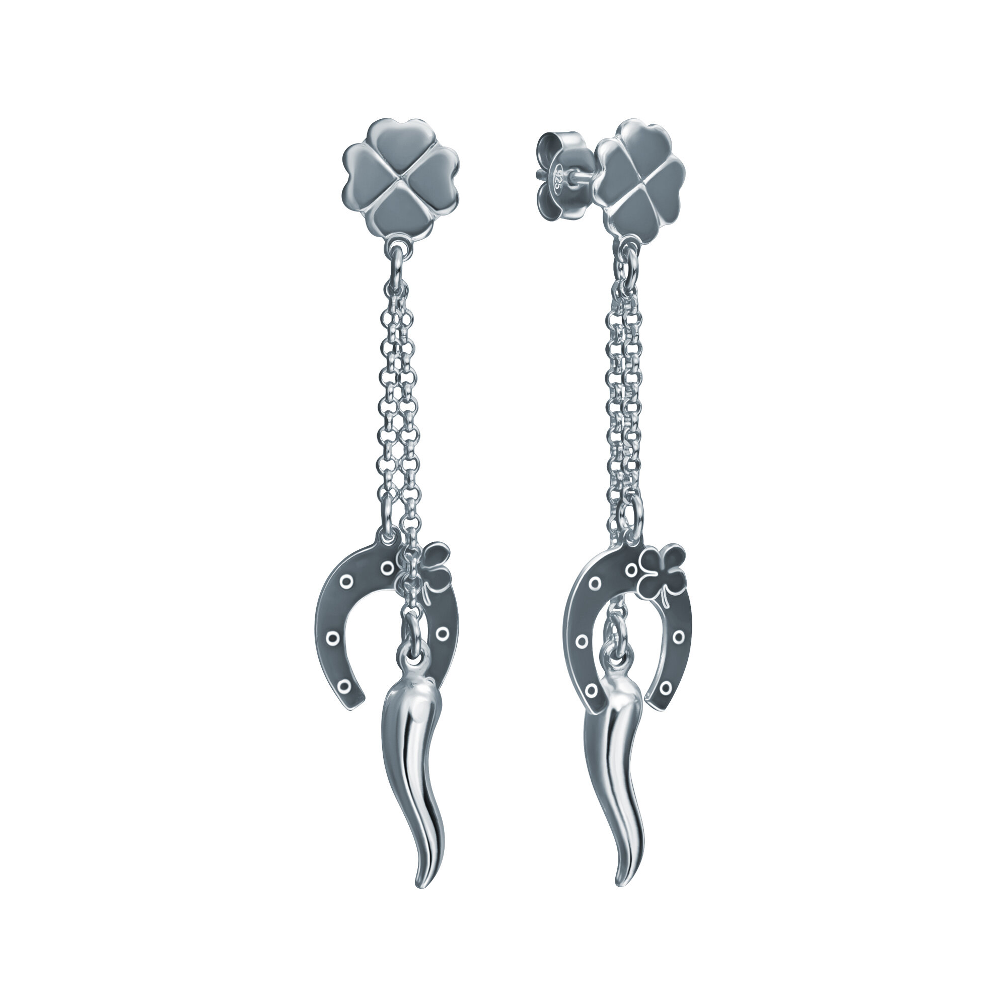 Серьги, серебро, 925 проба
