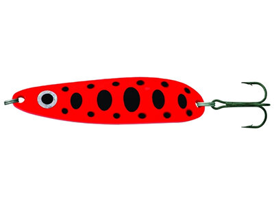 Блесна STINGER "Phantom", колеблющаяся, тройной крючок, 60мм, 15г, красная/чёрная