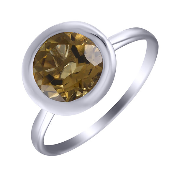 Кольцо, серебро, 925 проба, кварц