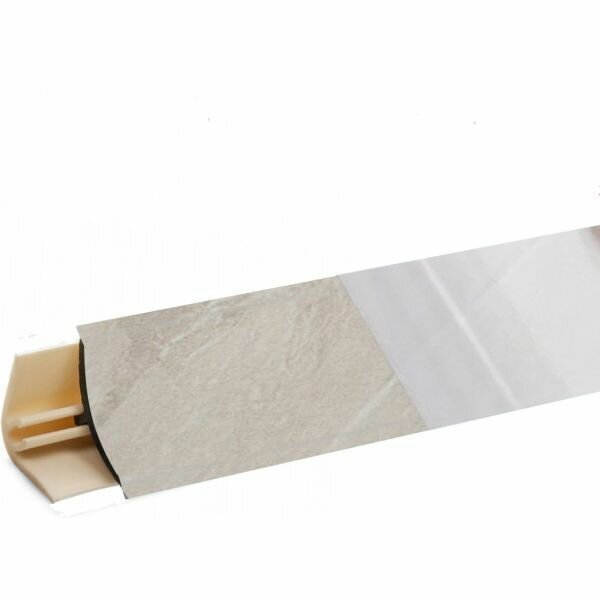 Плинтус для столешницы Korner LB15 с кабель-каналом мягкий край 15х15x3000мм ПВХ