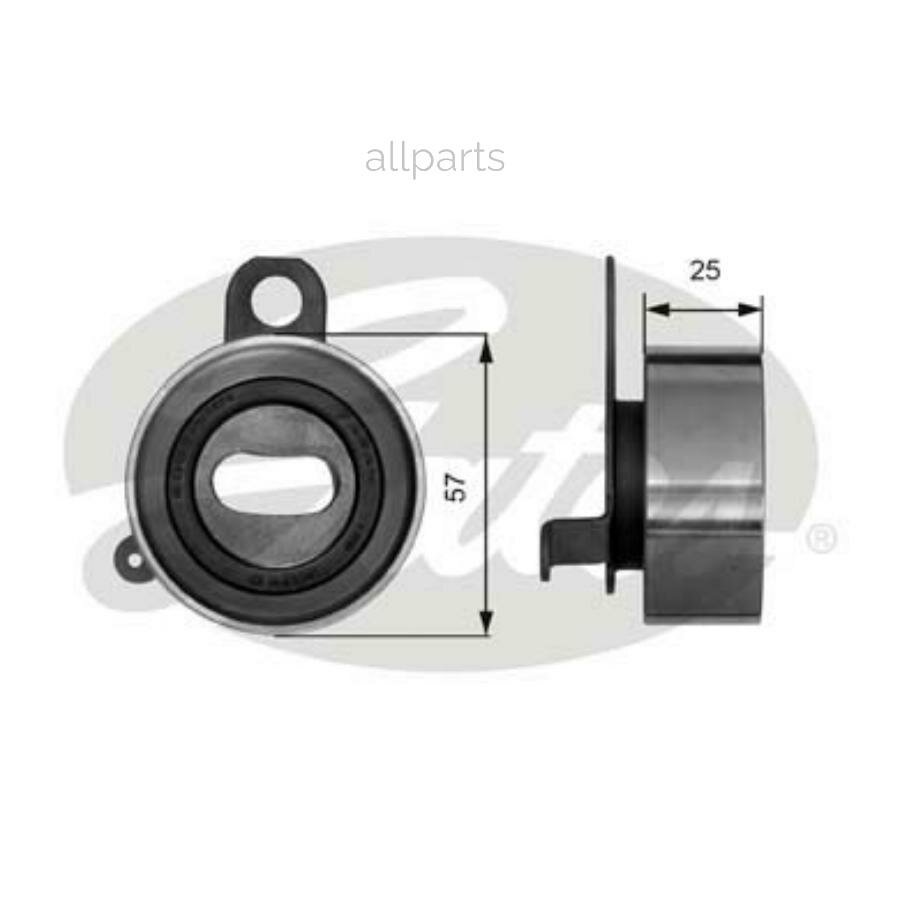 GATES T41072 Ролик приводного ремня