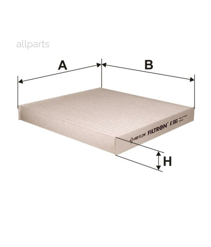 FILTRON K1161 фильтр салонный MAZDA 2, 6 (GG/GY), 6 (GH), CX-7