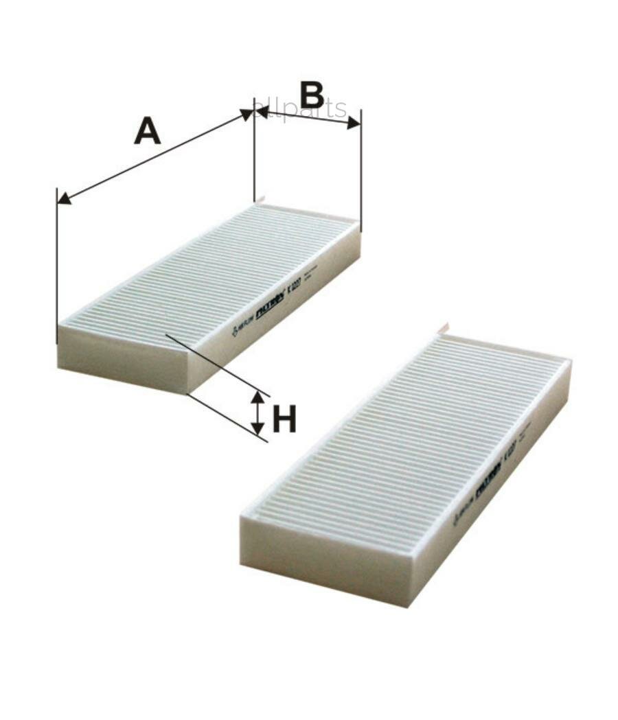FILTRON K1227-2X Фильтр салонный, 2шт FILTRON K1227-2X