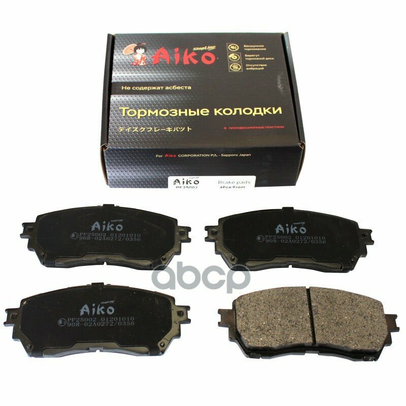 Колодки MAZDA 6 (2013-) передние AIKO арт. PF25002