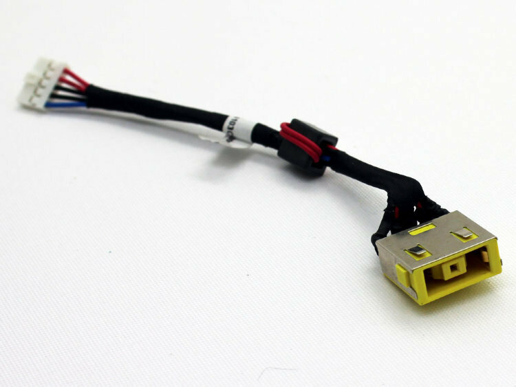 Разъем питания для ноутбука Lenovo IdeaPad G400S, G500S, G505S с кабелем 14.5 см.