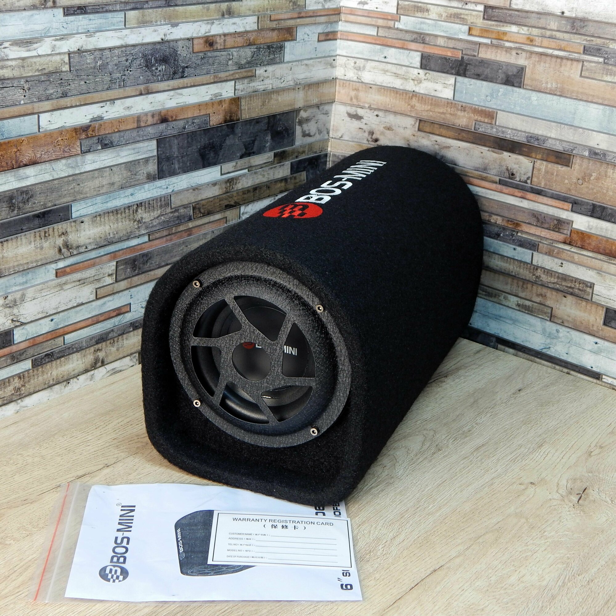 Автомобильный Сабвуфер 6 дюймов (16 см) 1000W / Активный Сабвуфер 6" BOS-MINI "BOS-5060" 1000W