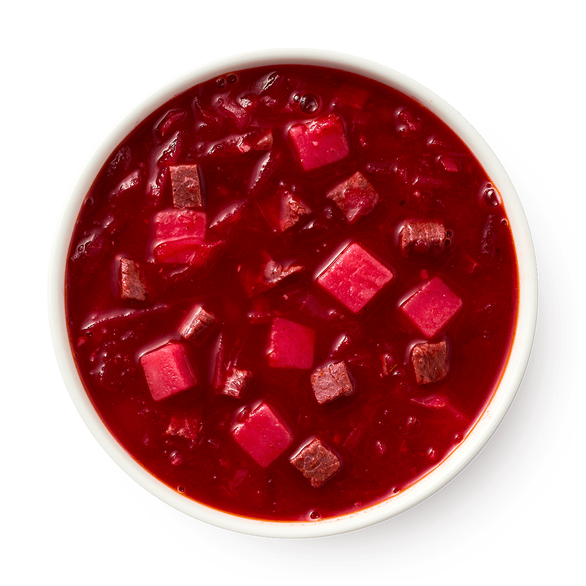 Борщ с говядиной, охлажденный, 1000 граммов, 1 упак, 61 ккал