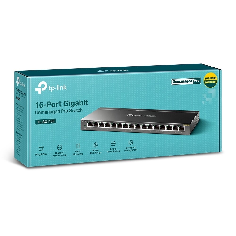 Коммутатор TP-Link TL-SG116E — фото 1