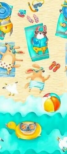 Полотенце вафельное банное пляжное Пляж 80*150 см