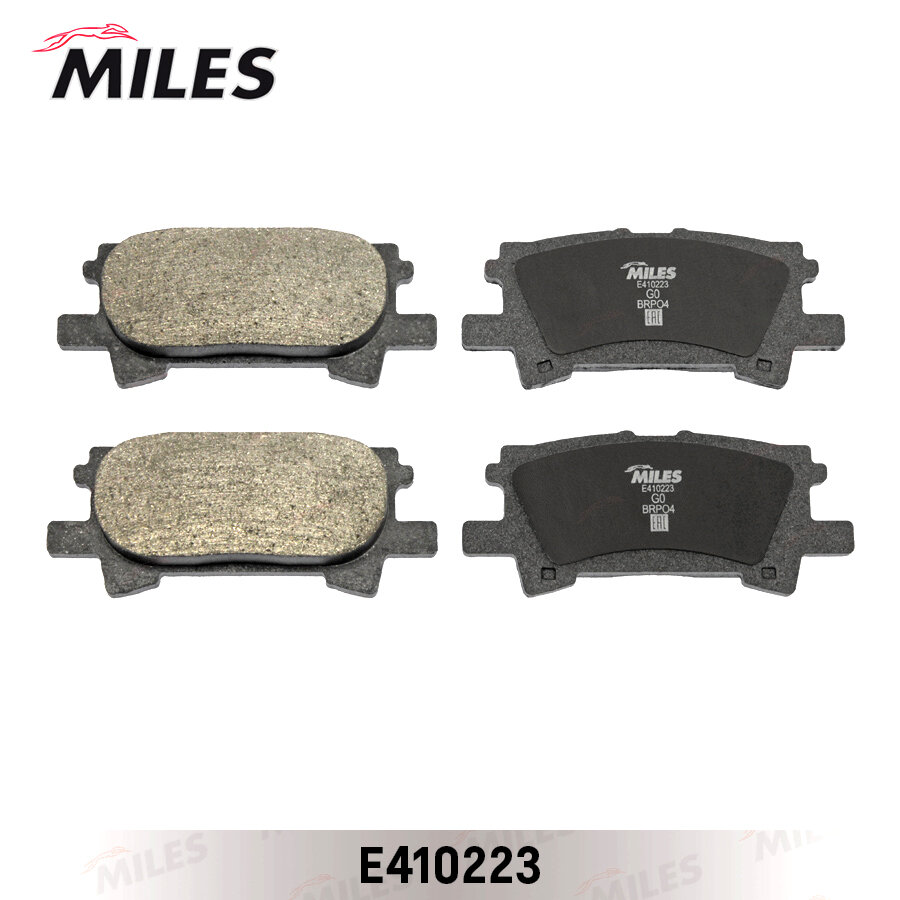 Miles Колодки тормозные LEXUS RX300/RX330/RX350 03>08/RX400H 05>09 задние
