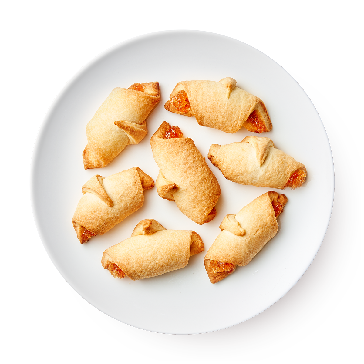 Рогалики Котмаркот, с абрикосовым джемом , от +18°С до +22°С, 165 г, 7 шт