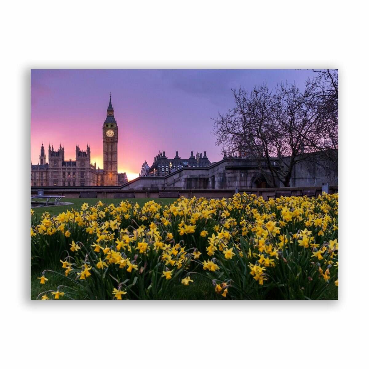 Постер, плакат на бумаге / Big Ben / Биг-Бен / Размер 30 x 40 см