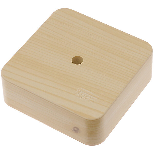 Коробка Тусо 65005-27М распаечная пластиковая без сальников 80х80х25мм IP20 сосна (Рувинил) (7 шт. в комплекте)