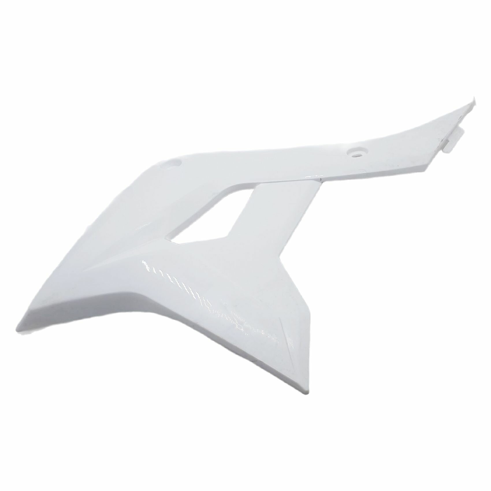 Облицовка передняя левая белая BSE, для мотоцикла, цвет белый